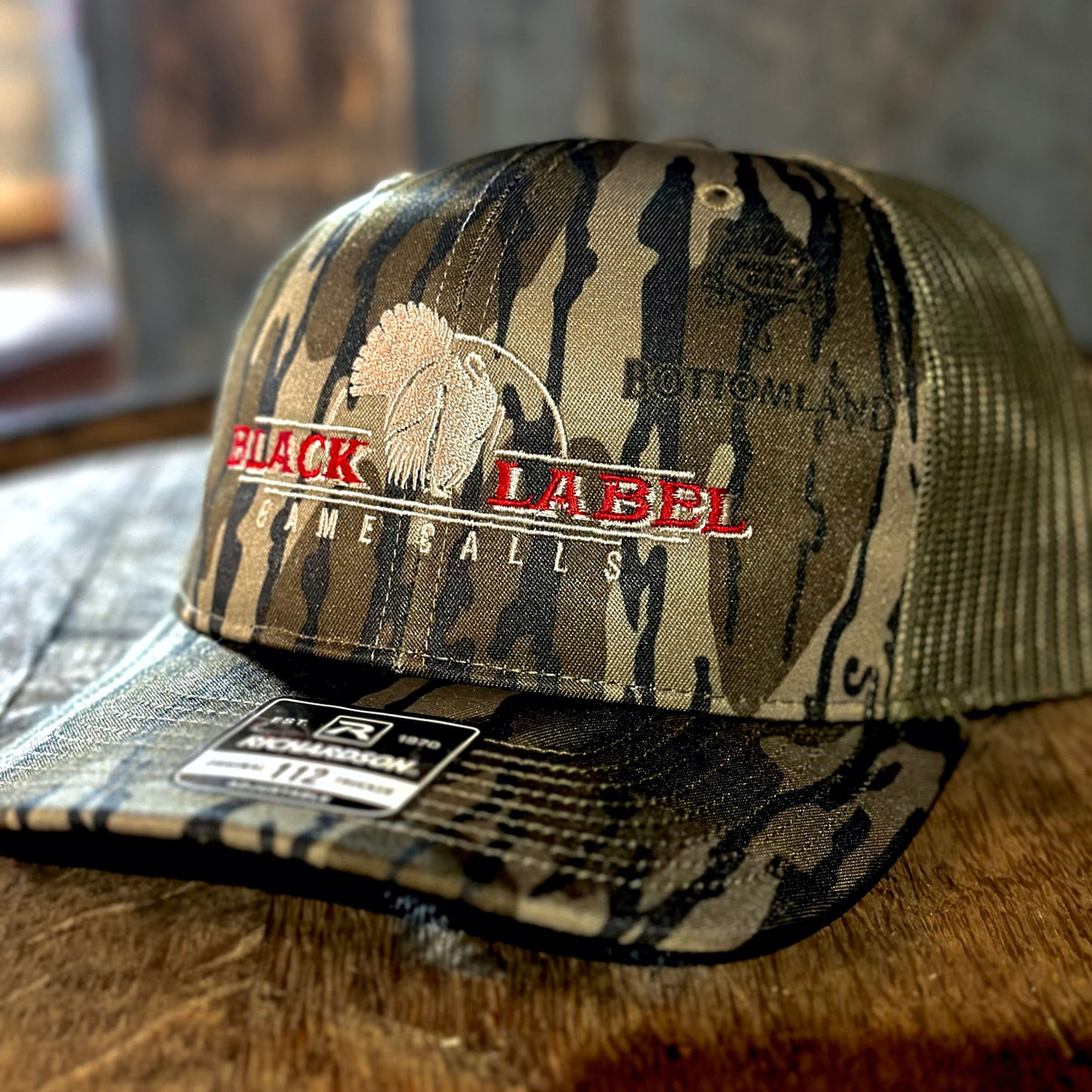 Mossy Oak Bottomland Logo Hat – Black Label Game Calls